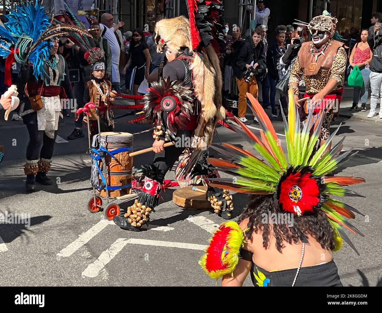The first annual "Indigenous Peoples of the Americas Day Parade" took ...