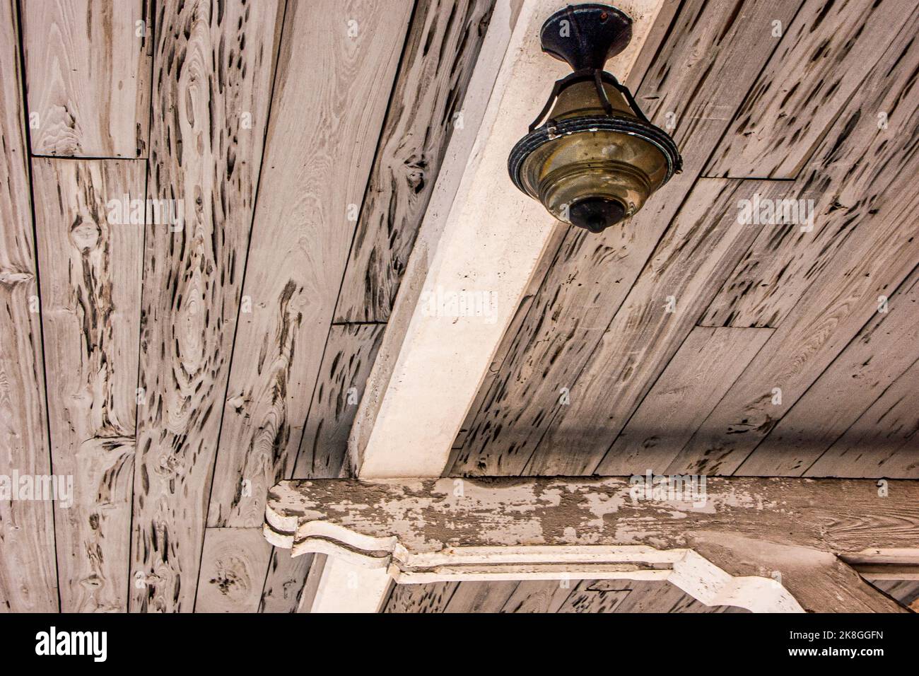 Detail of the covered platform of the historic Seaboard Air Line ...