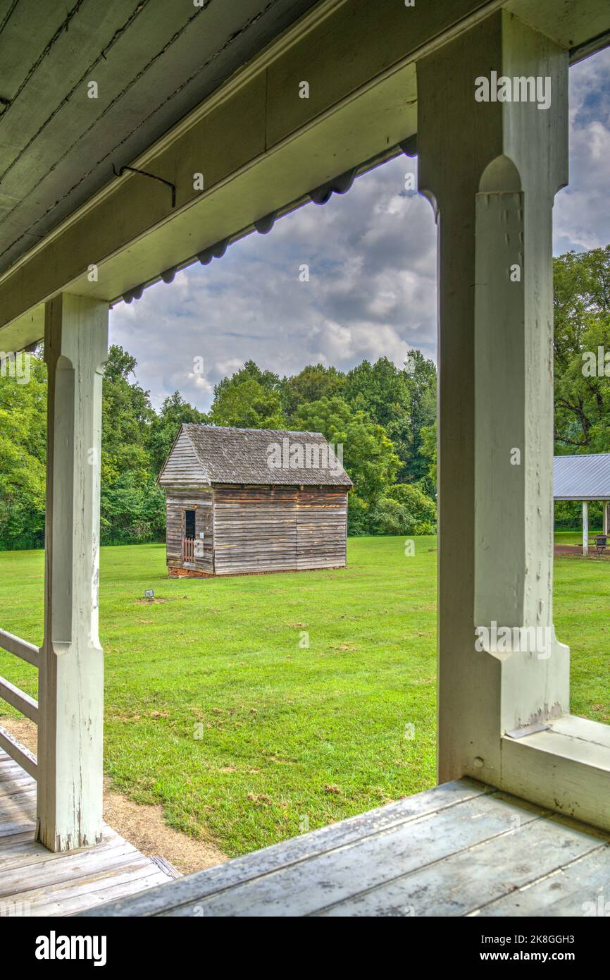 Inside the family addition of Fort Defiance, the historic18th Century ...