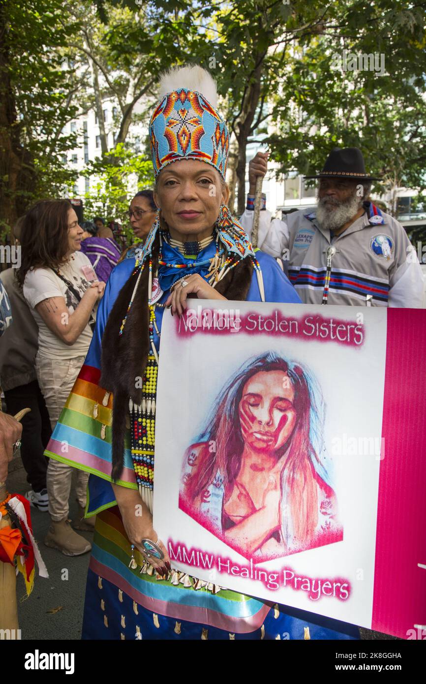The first annual "Indigenous Peoples of the Americas Day Parade" took ...