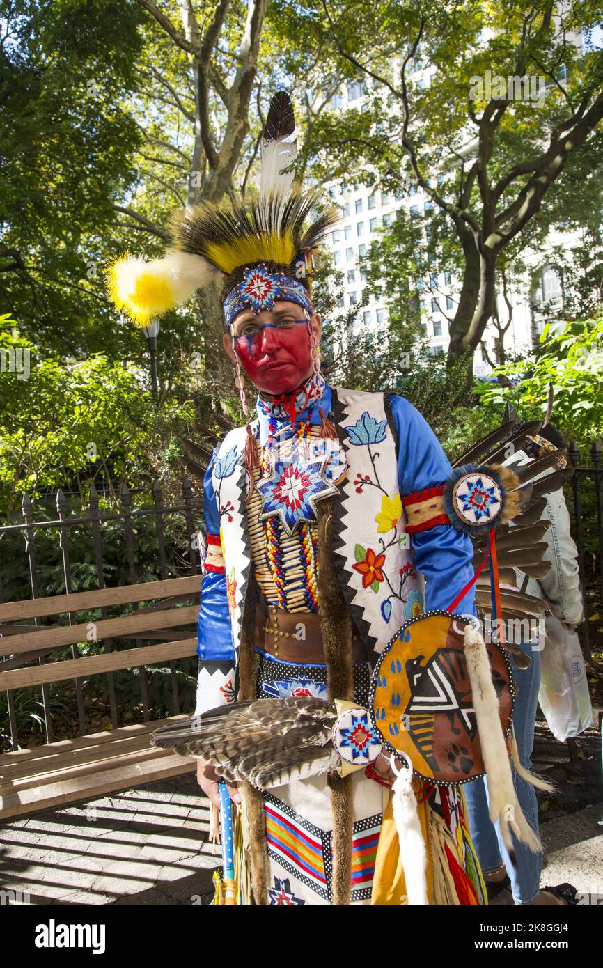 The first annual "Indigenous Peoples of the Americas Day Parade" took ...