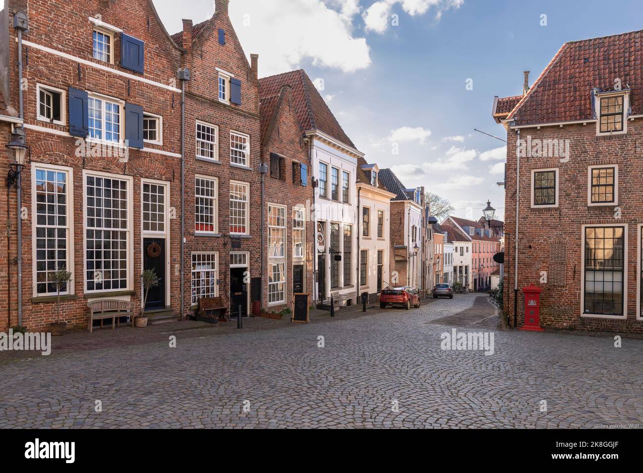 Town square in the center of Deventer in the Netherlands Stock Photo ...