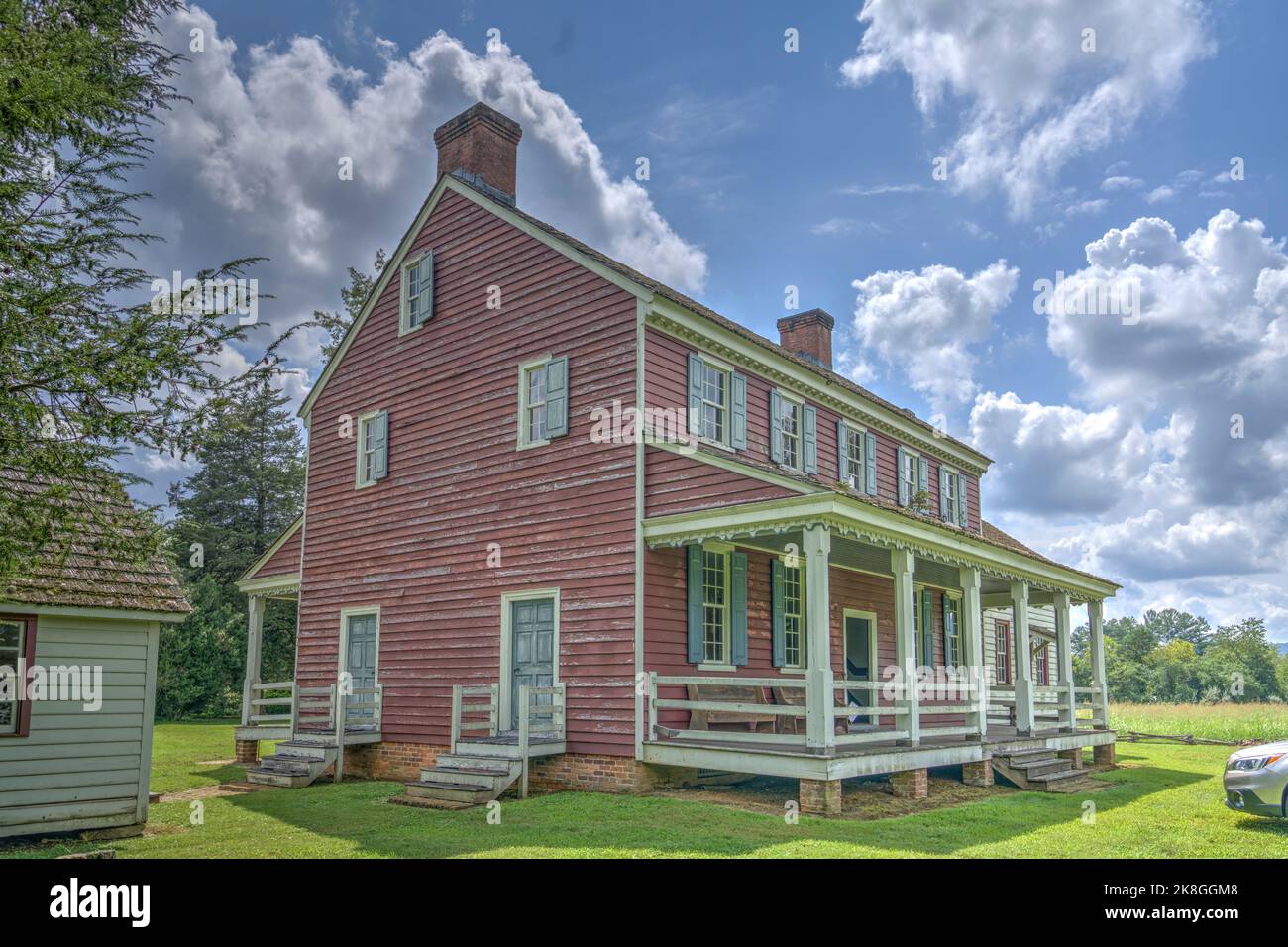 18th century colonial house america hi-res stock photography and images ...