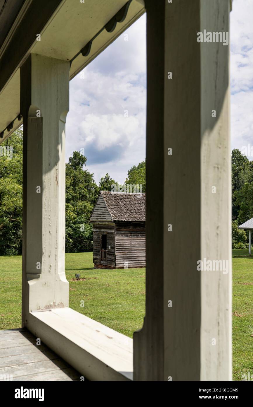 Inside the family addition of Fort Defiance, the historic18th Century ...