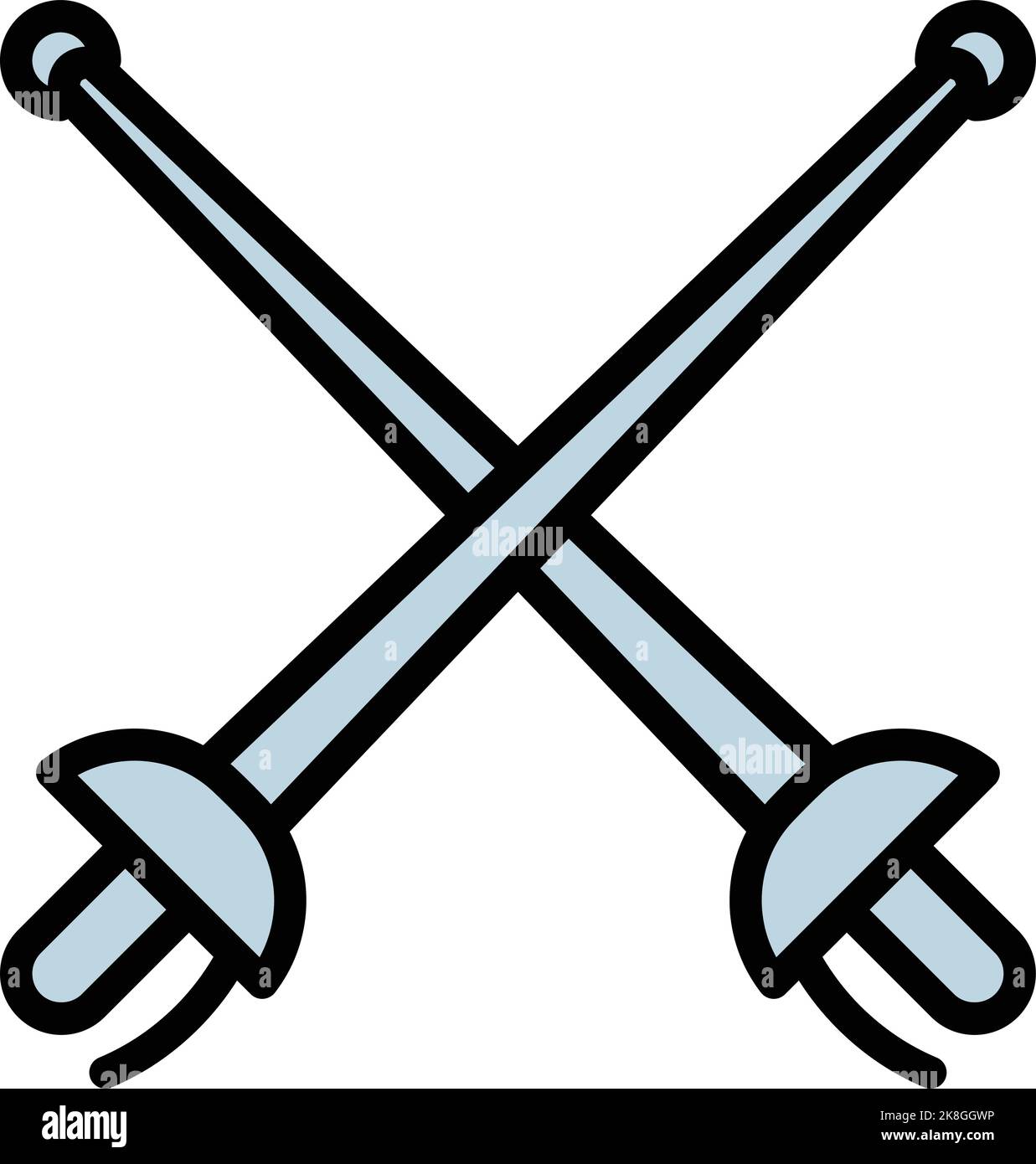 Epee fence Cut Out Stock Images & Pictures - Alamy