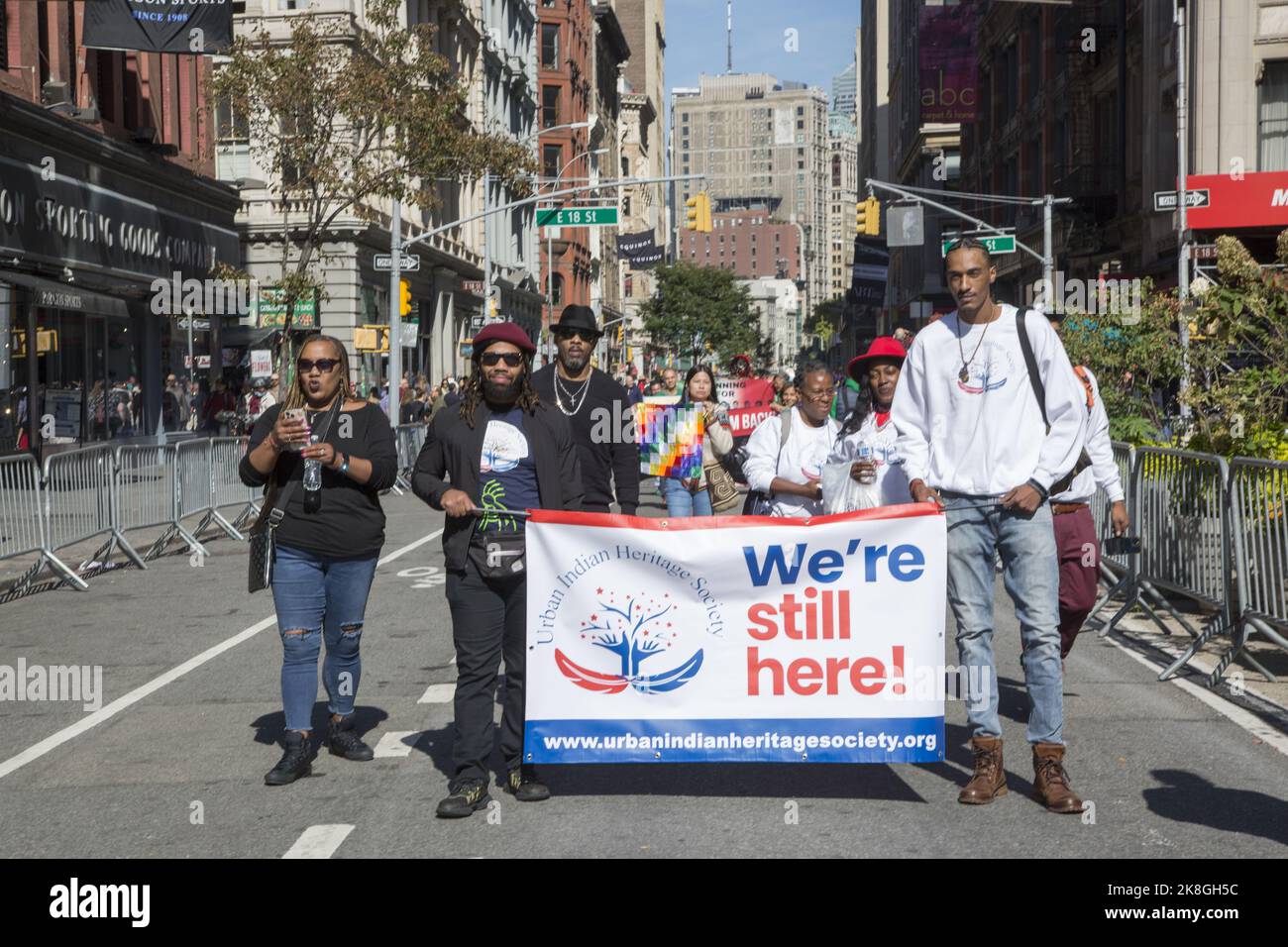 The first annual "Indigenous Peoples of the Americas Day Parade" took ...