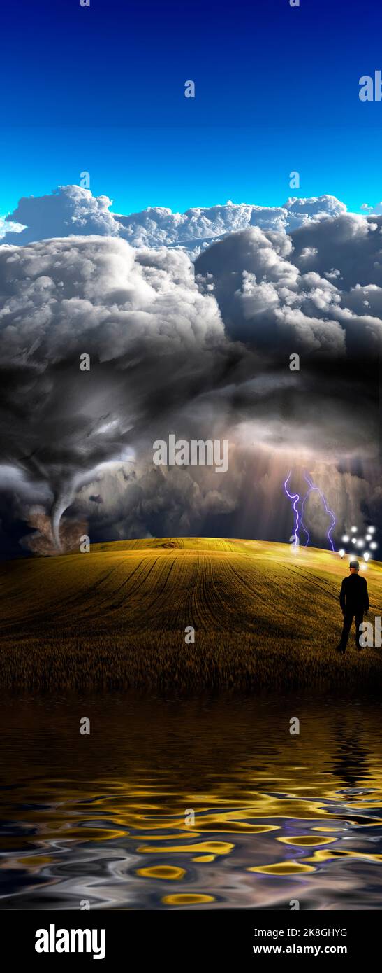 Lightning field art hi-res stock photography and images - Alamy