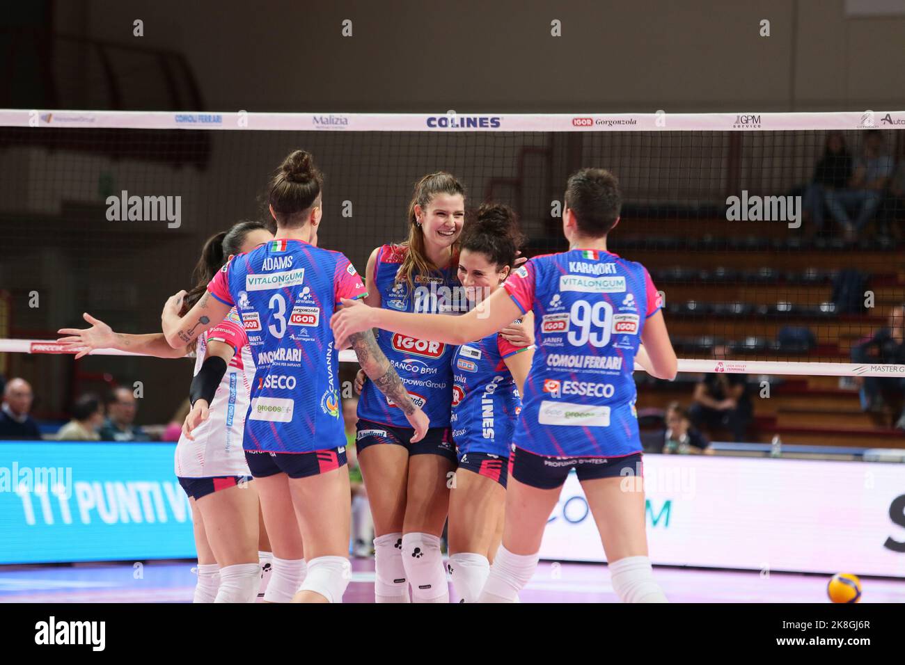 Pala Igor Gorgonzola, Novara, Italy, October 23, 2022, Chirichella ...