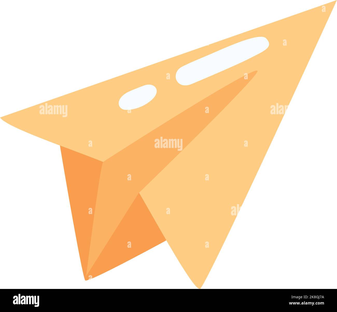 paper airplane flying isolated icon Stock Vector Image & Art - Alamy