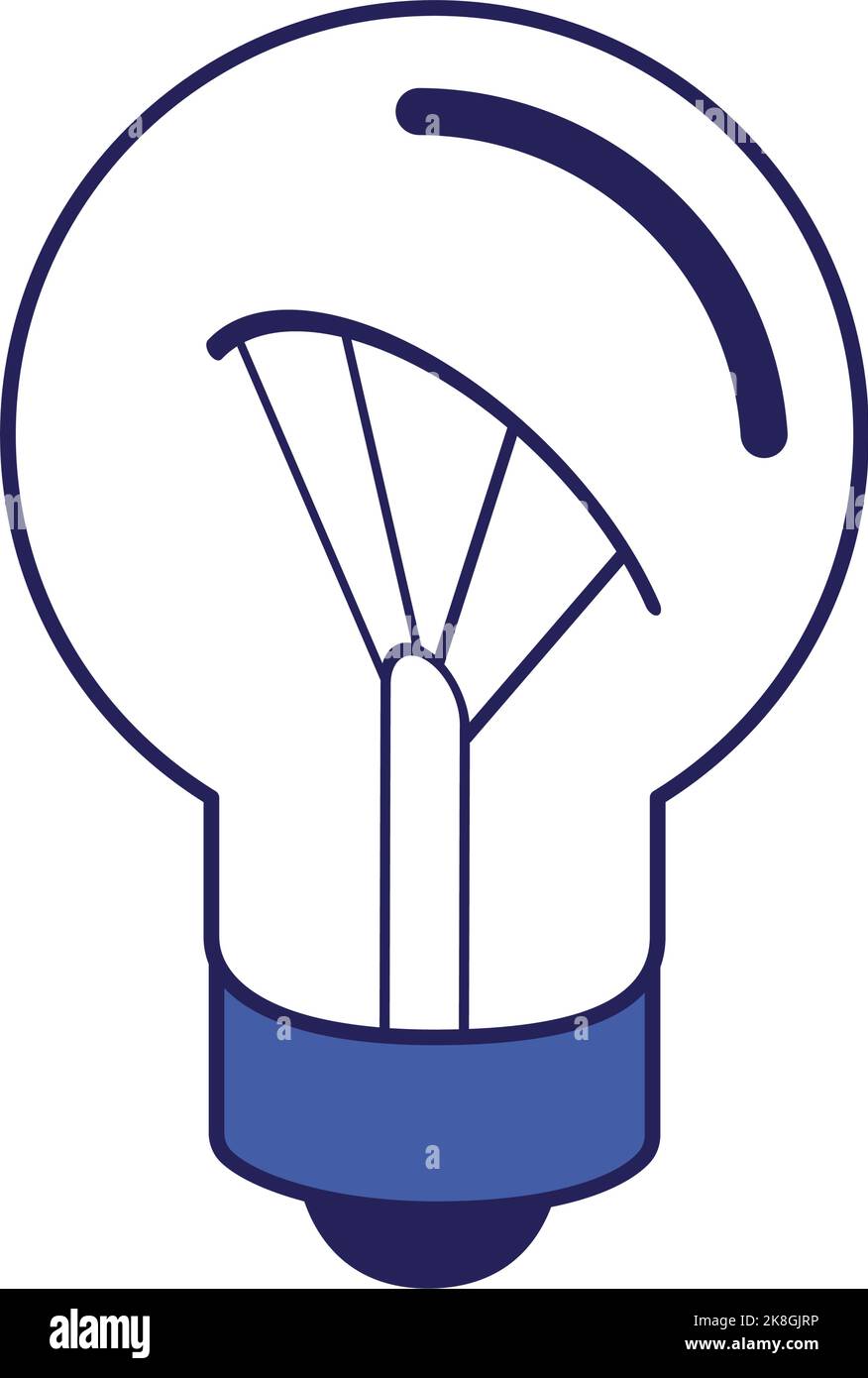 bulb light energy power icon Stock Vector Image & Art - Alamy