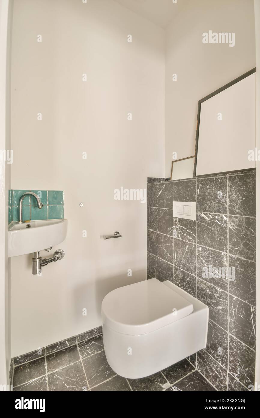 From above toilet bowl in a sink with white walls Stock Photo - Alamy