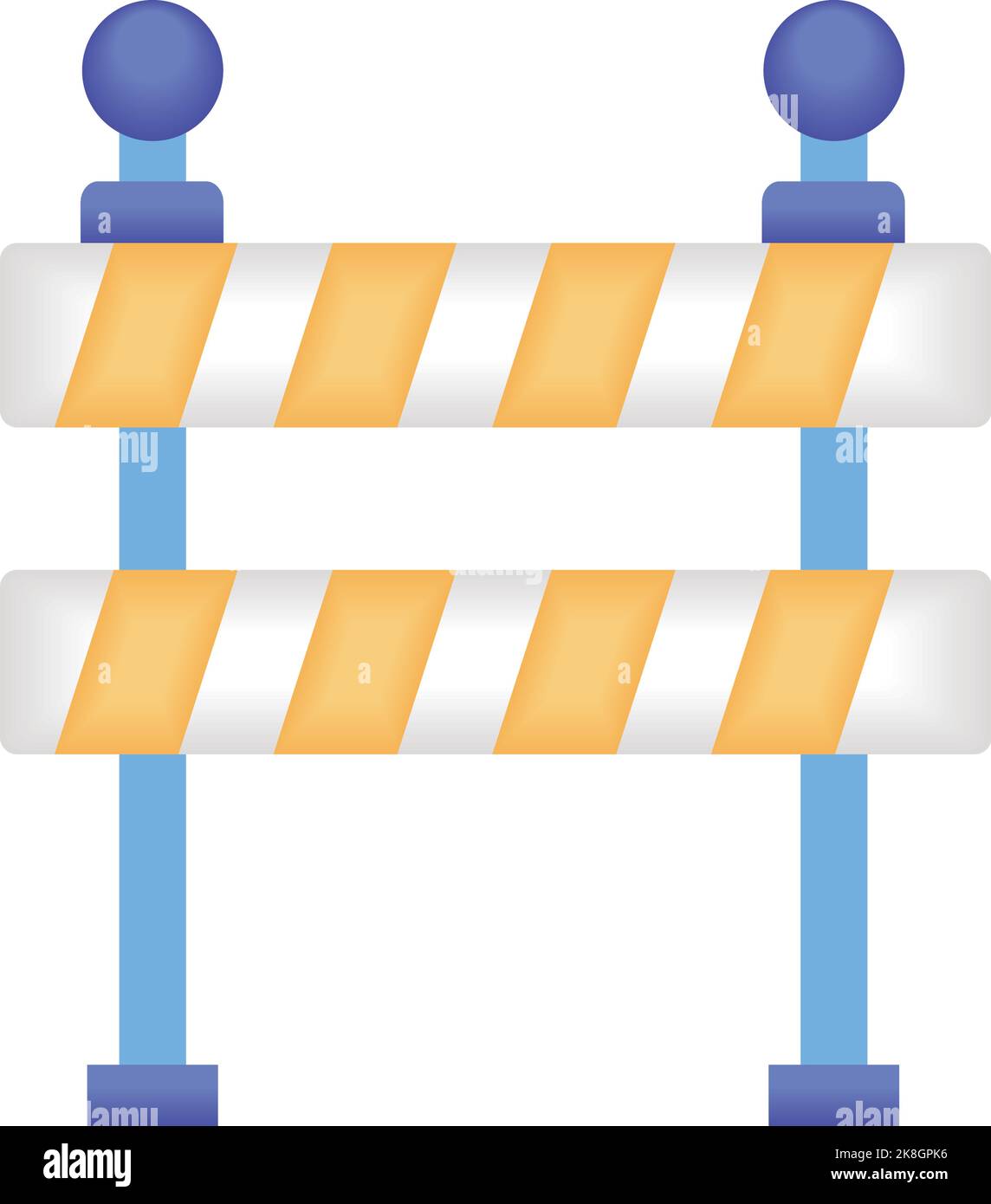 traffic road barricade signal icon Stock Vector Image & Art - Alamy