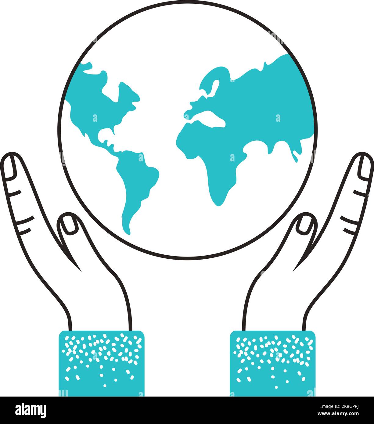 hands protecting planet earth icon Stock Vector Image & Art - Alamy