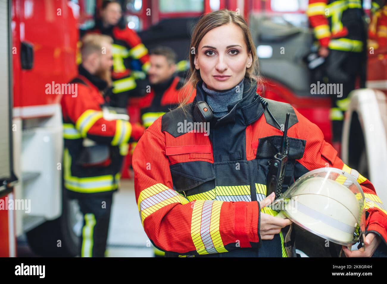 Fire woman uniform hi-res stock photography and images - Alamy