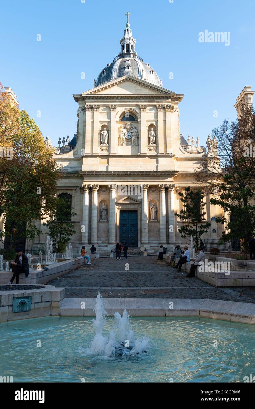 Sorbonne University building in Paris, France Stock Photo - Alamy