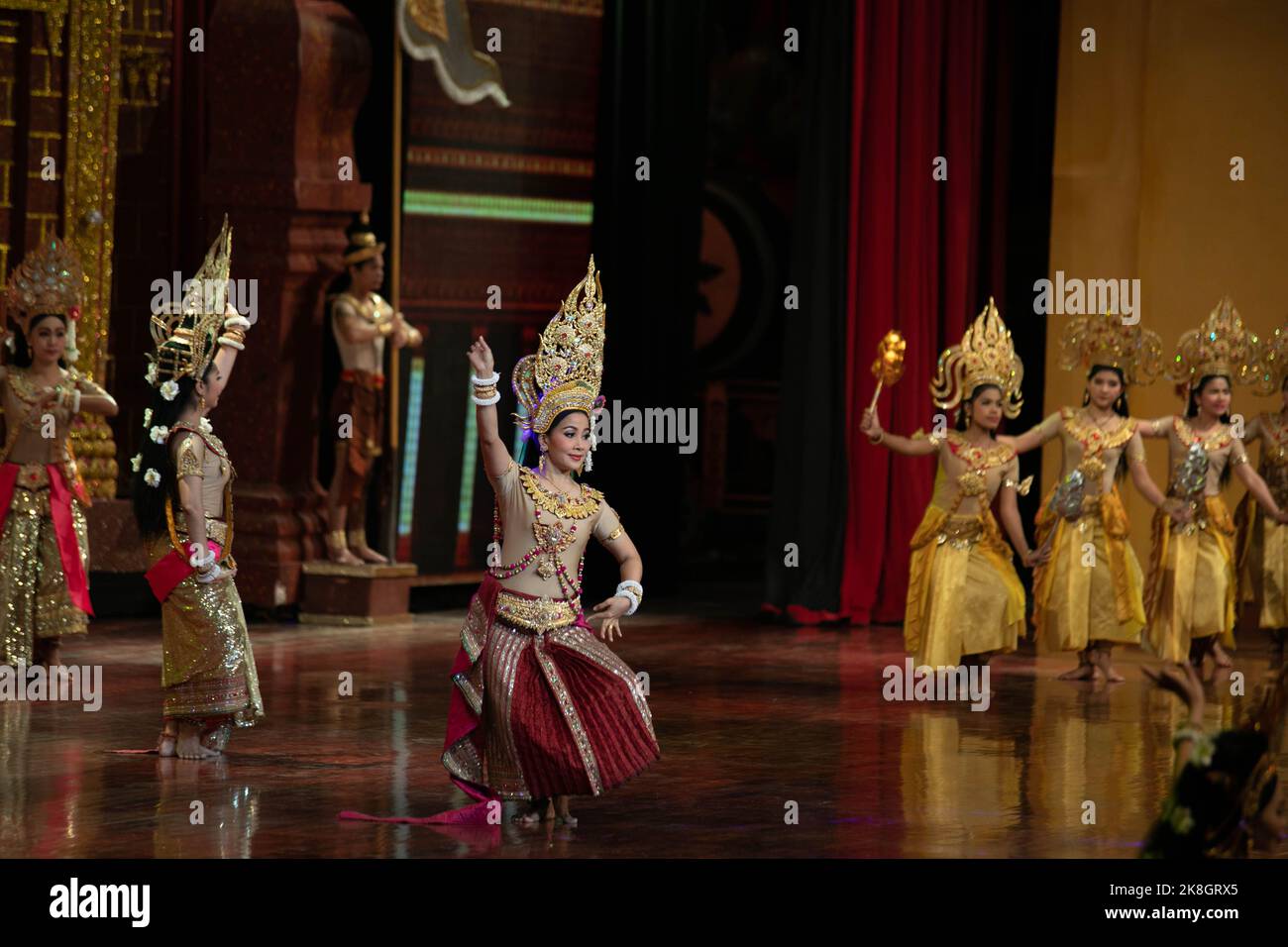 amazing pantomime performances in Thailand Stock Photo - Alamy