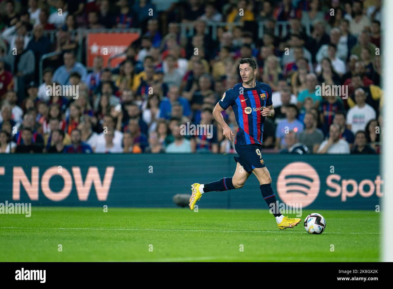 Barcelona, Spain, 23, October, 2022. Spain-Football-Liga Santander FC ...