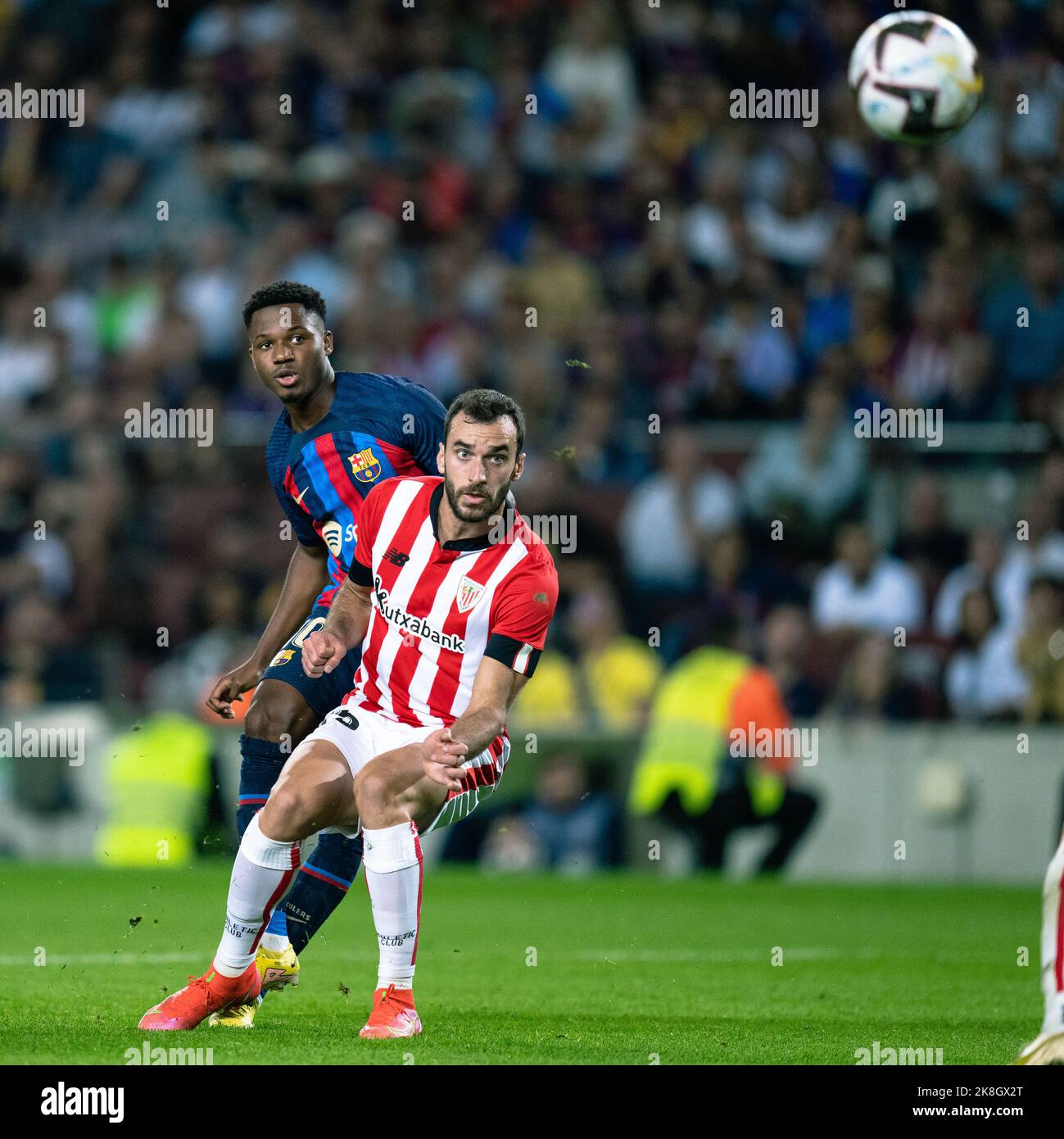 Barcelona, Spain, 23, October, 2022. Spain-Football-Liga Santander FC ...