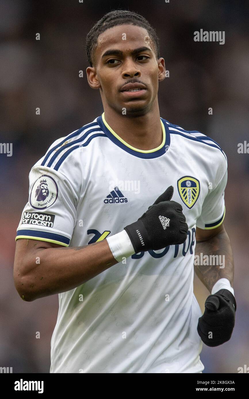 Crysencio Summerville #10 of Leeds United during the Premier League ...