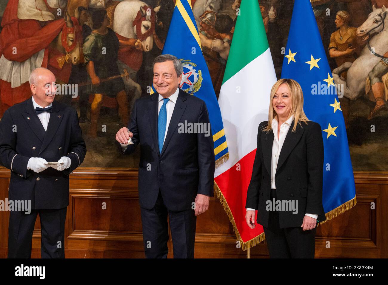 Rome, Italy. 23rd Oct, 2022. Italy's newly appointed Prime Minister ...