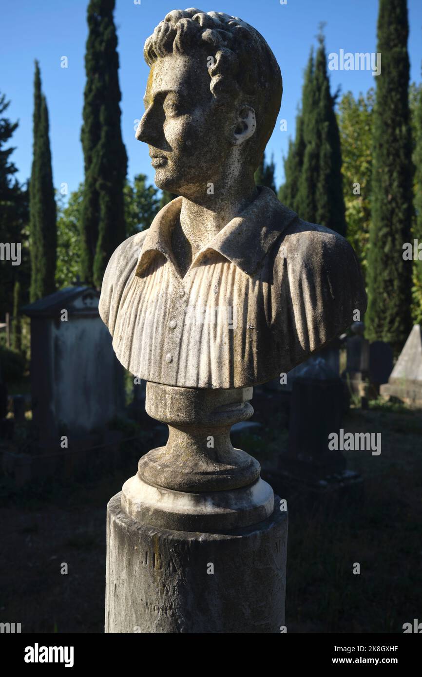 The English Cemetery or Cimitero Inglese in Florence Italy Stock Photo ...