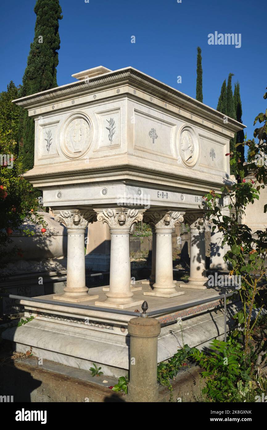 The English Cemetery Florence Italy Stock Photo - Alamy