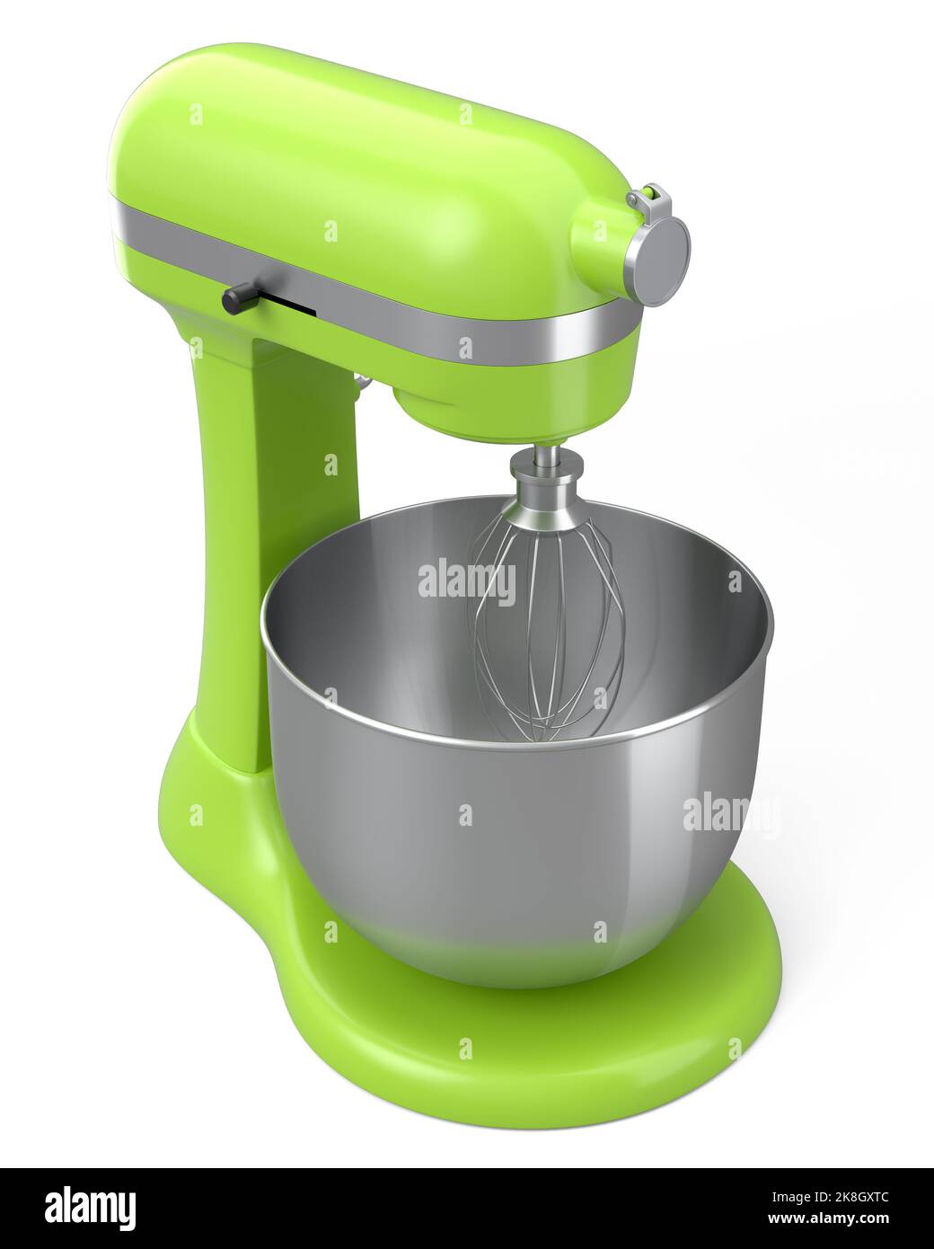 Modern kitchen mixer for cooking, blending and mixing on white ...