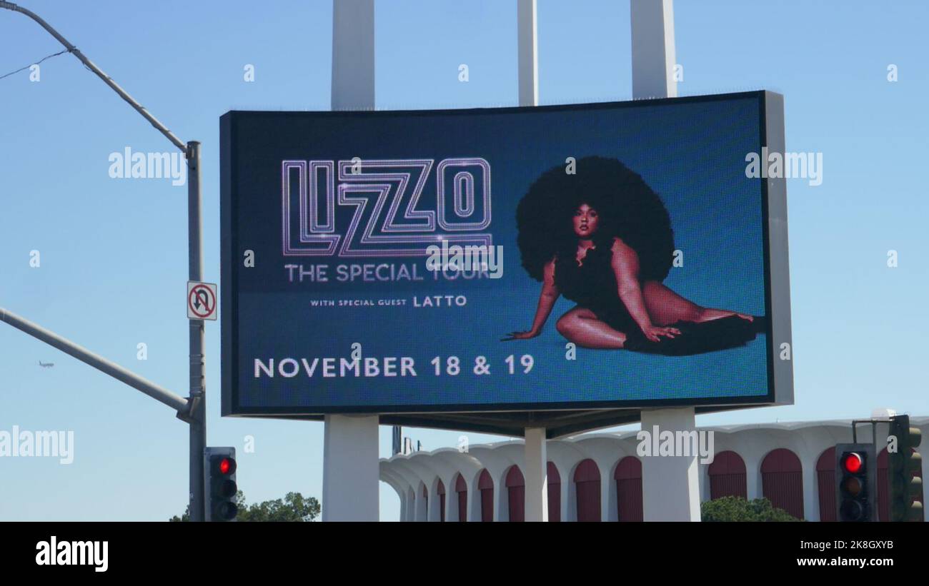 Los Angeles, California, USA 19th October 2022 Lizzo The Special Tour ...