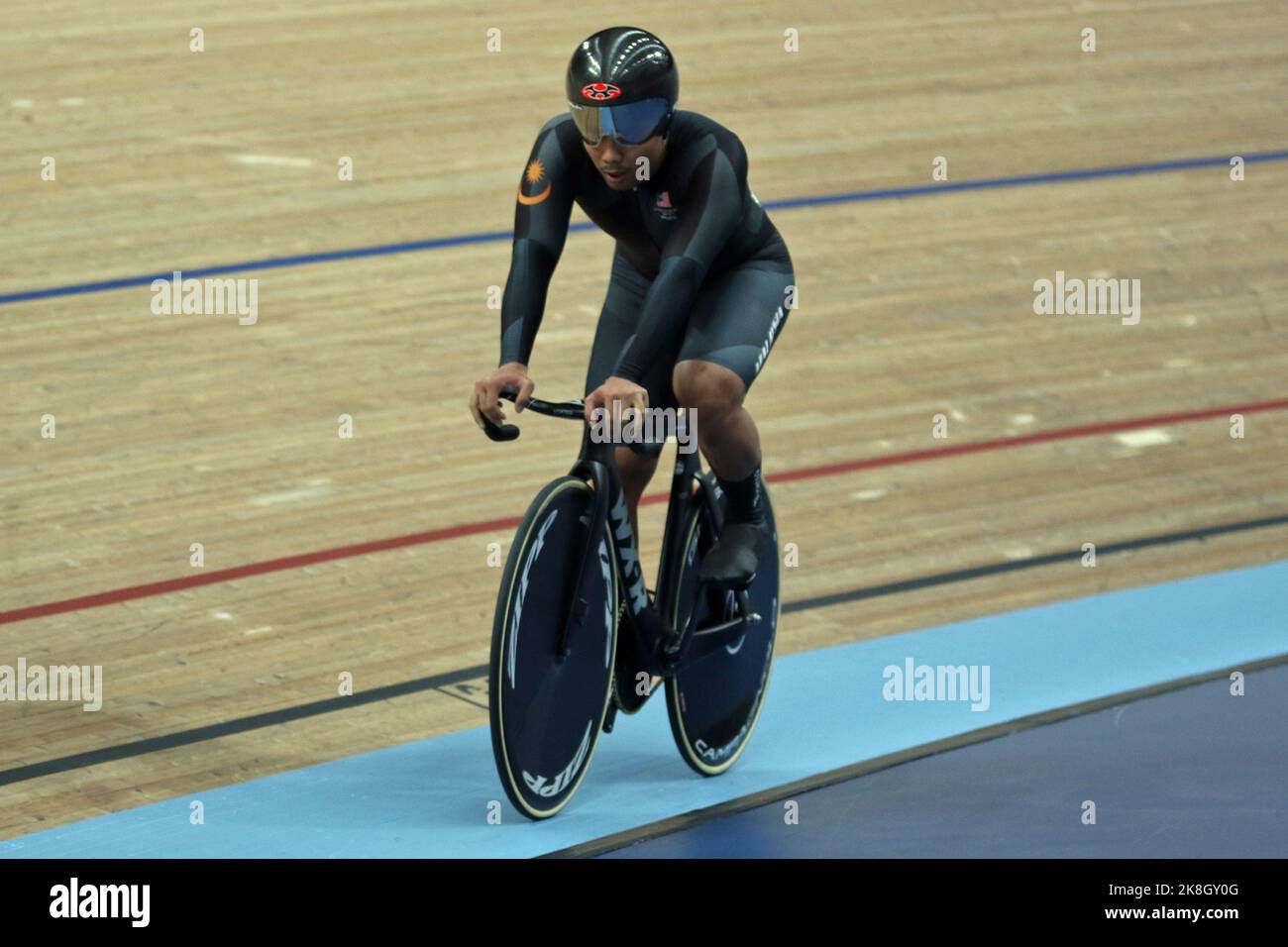 Fadhil ZONIS of Malaysia in the Men's sprint cycling at the 2022 ...