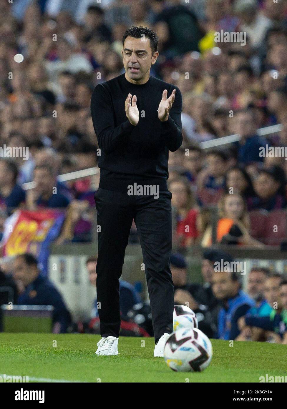 Barcelona, Spain. 23rd Oct, 2022. Xavi Hernandez of FC Barcelona during ...