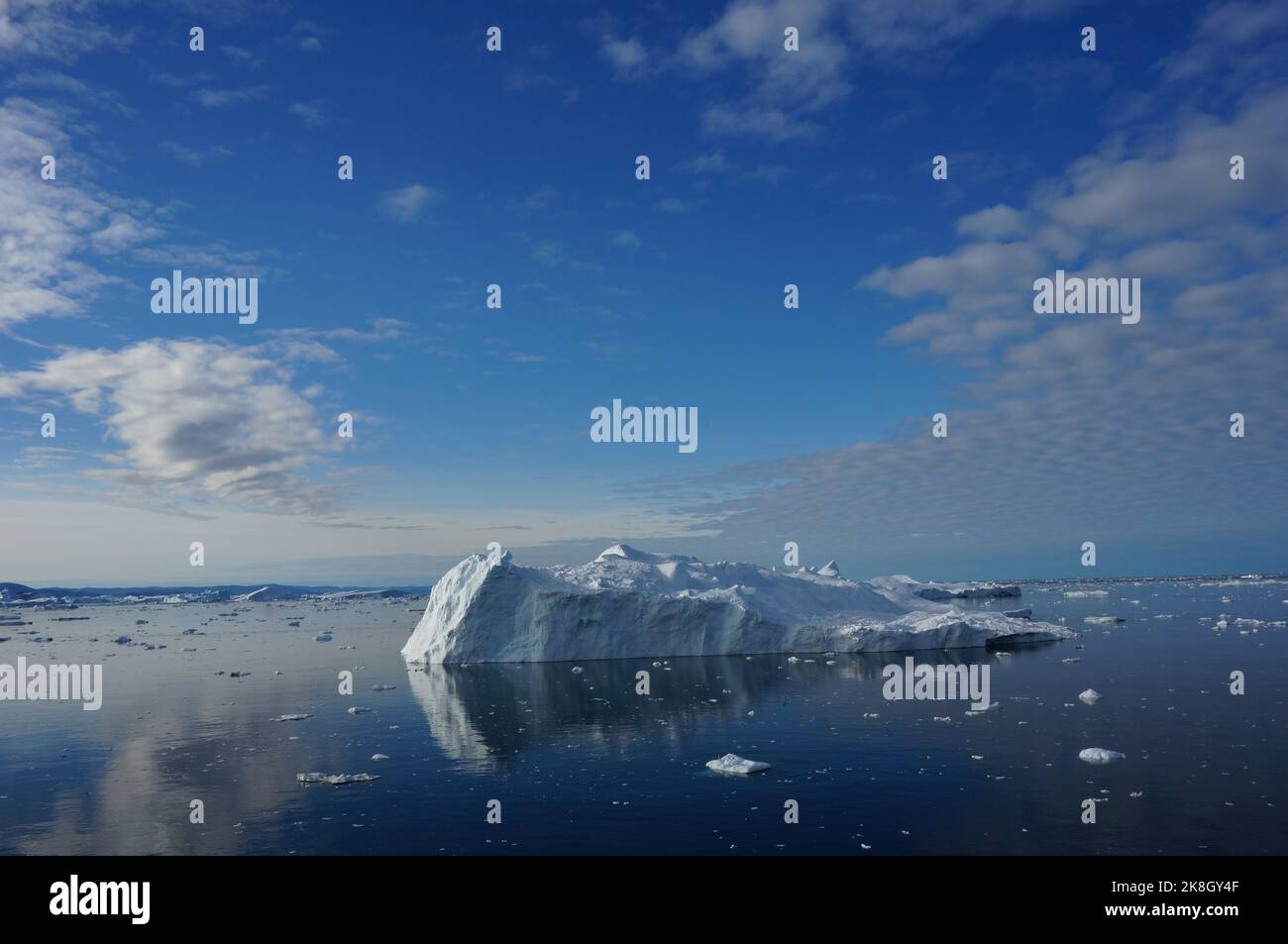Iceberg floating in arctic Stock Photo - Alamy