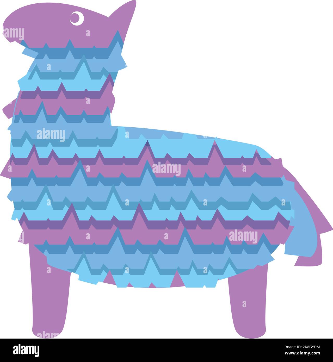 Donkey pinata icon cartoon vector. Mexico holiday. Mexican party Stock ...