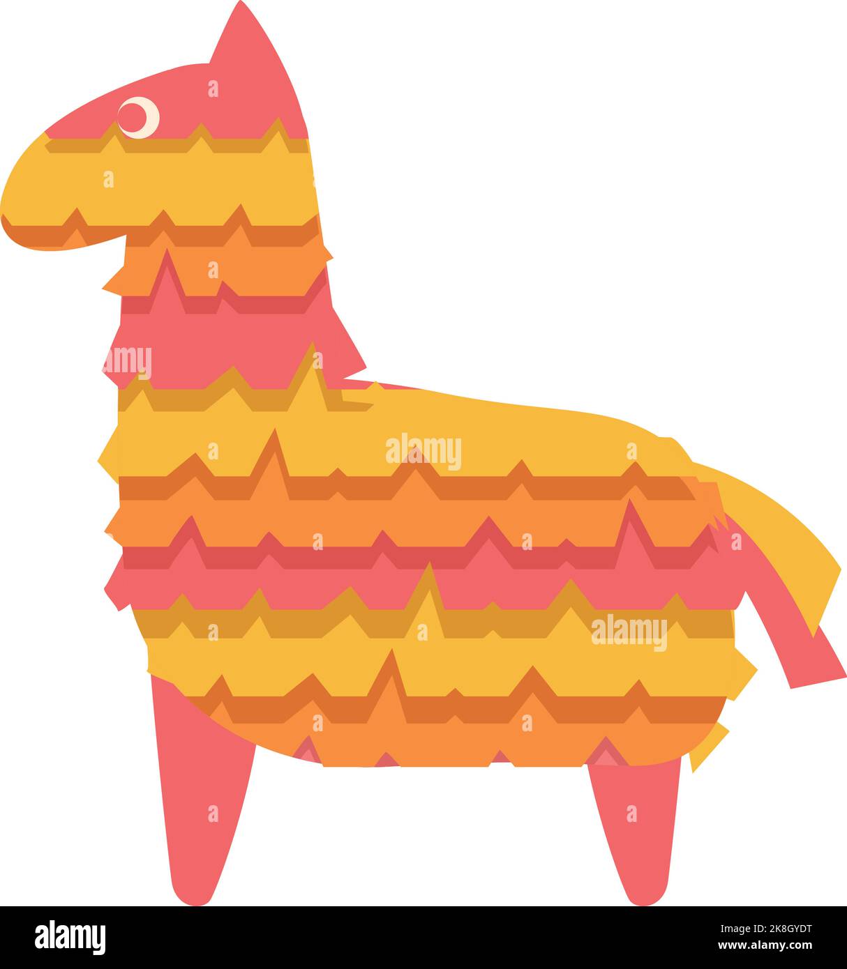 Horse pinata icon cartoon vector. Mexican party. Cute carnival Stock ...