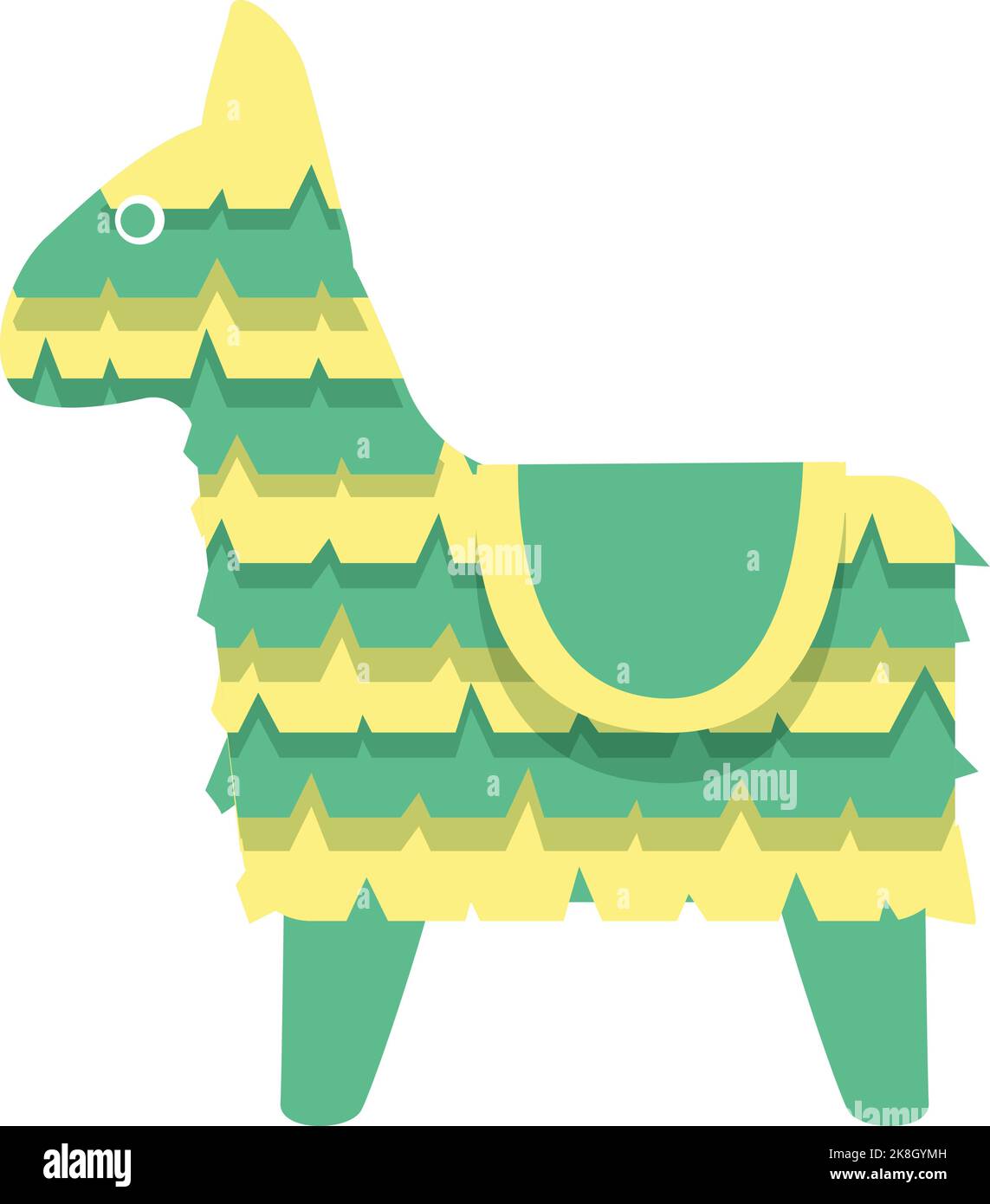 Carnival pinata icon cartoon vector. Cute toy. Cinco broken Stock ...