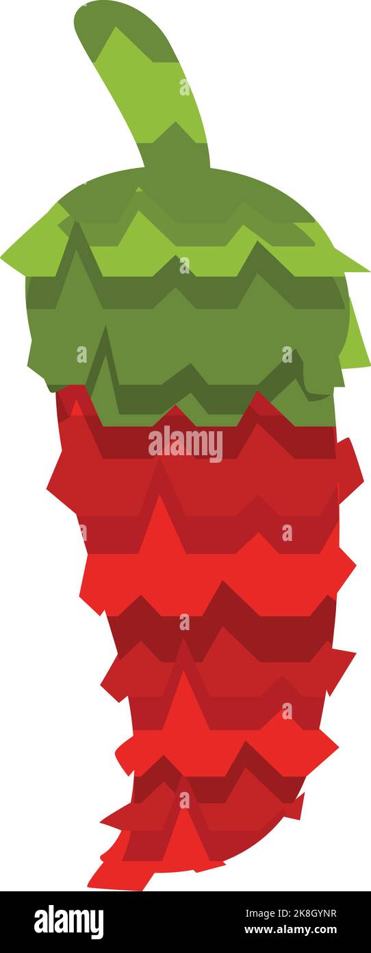 Pinata pepper icon cartoon vector. Party toy. Candy mayo Stock Vector ...