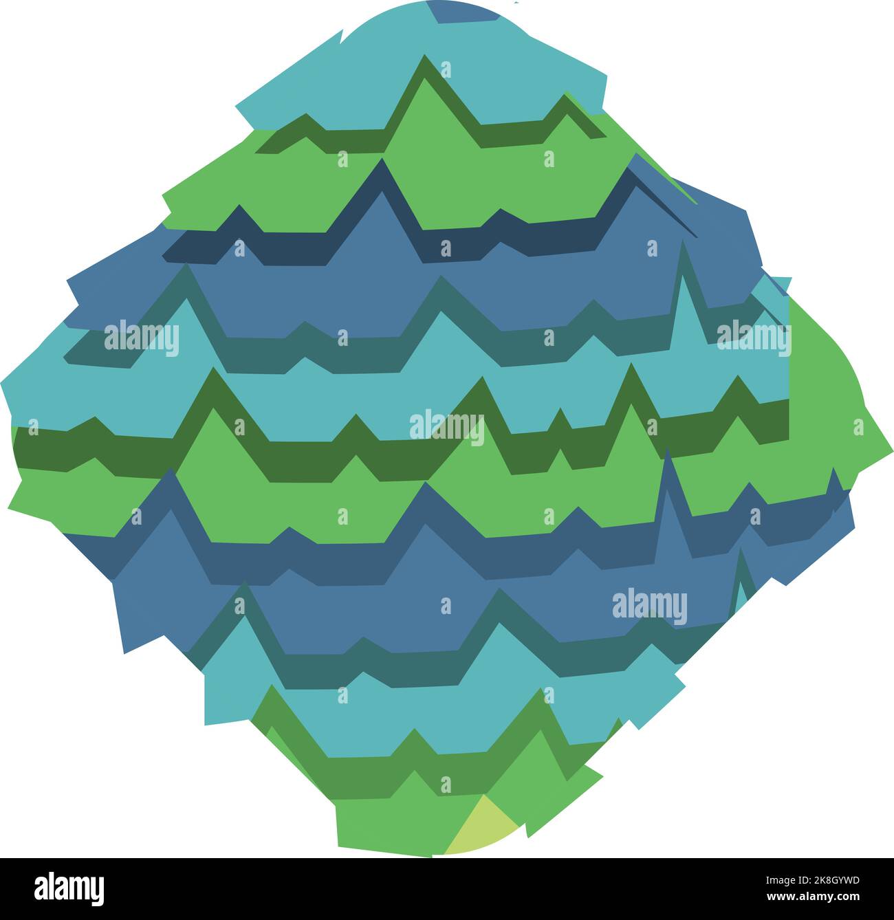 Square pinata icon cartoon vector. Party horse. Carnival cute Stock ...