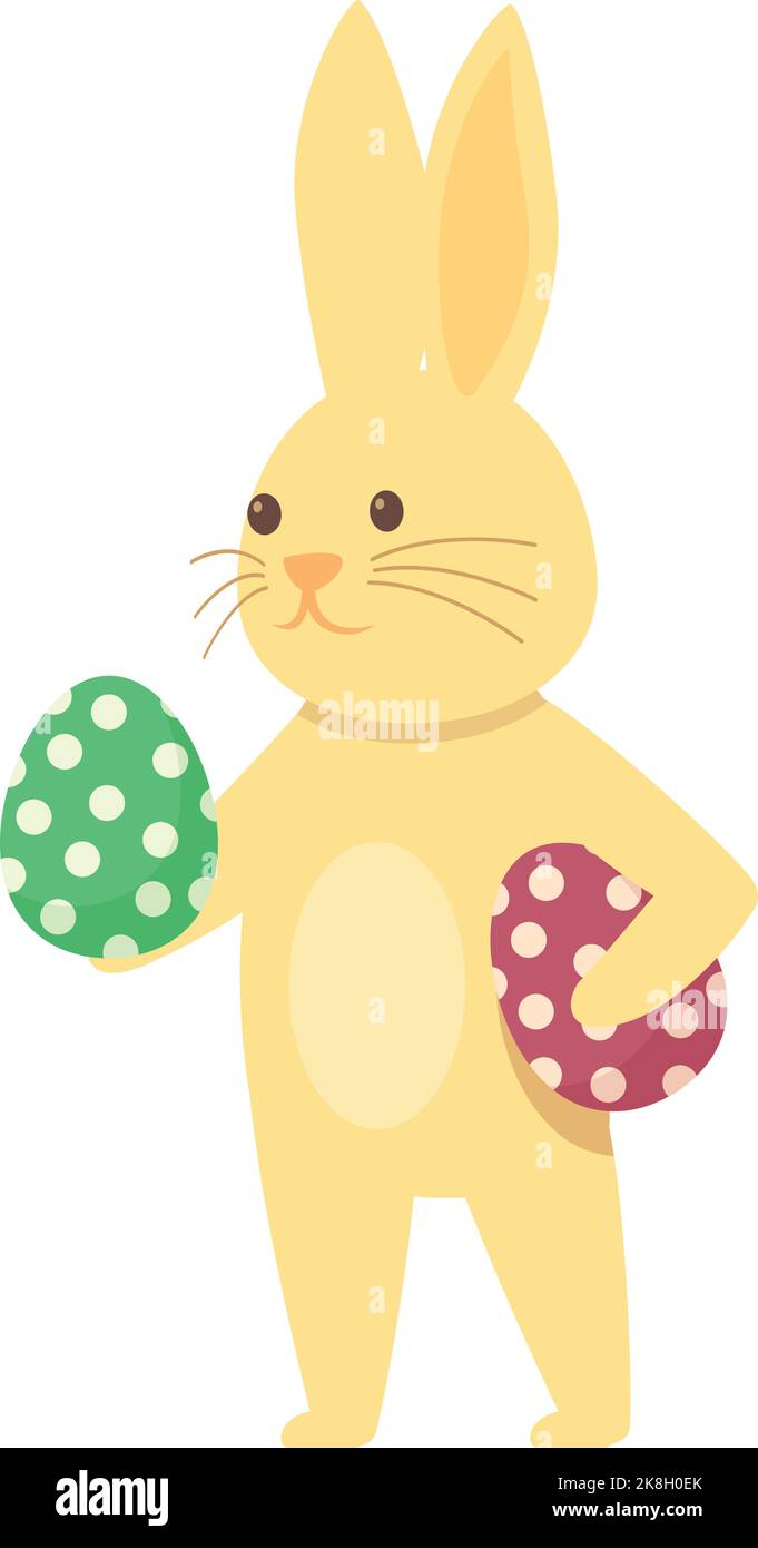 Easter bunny icon cartoon vector. Cute rabbit. Animal happy Stock ...