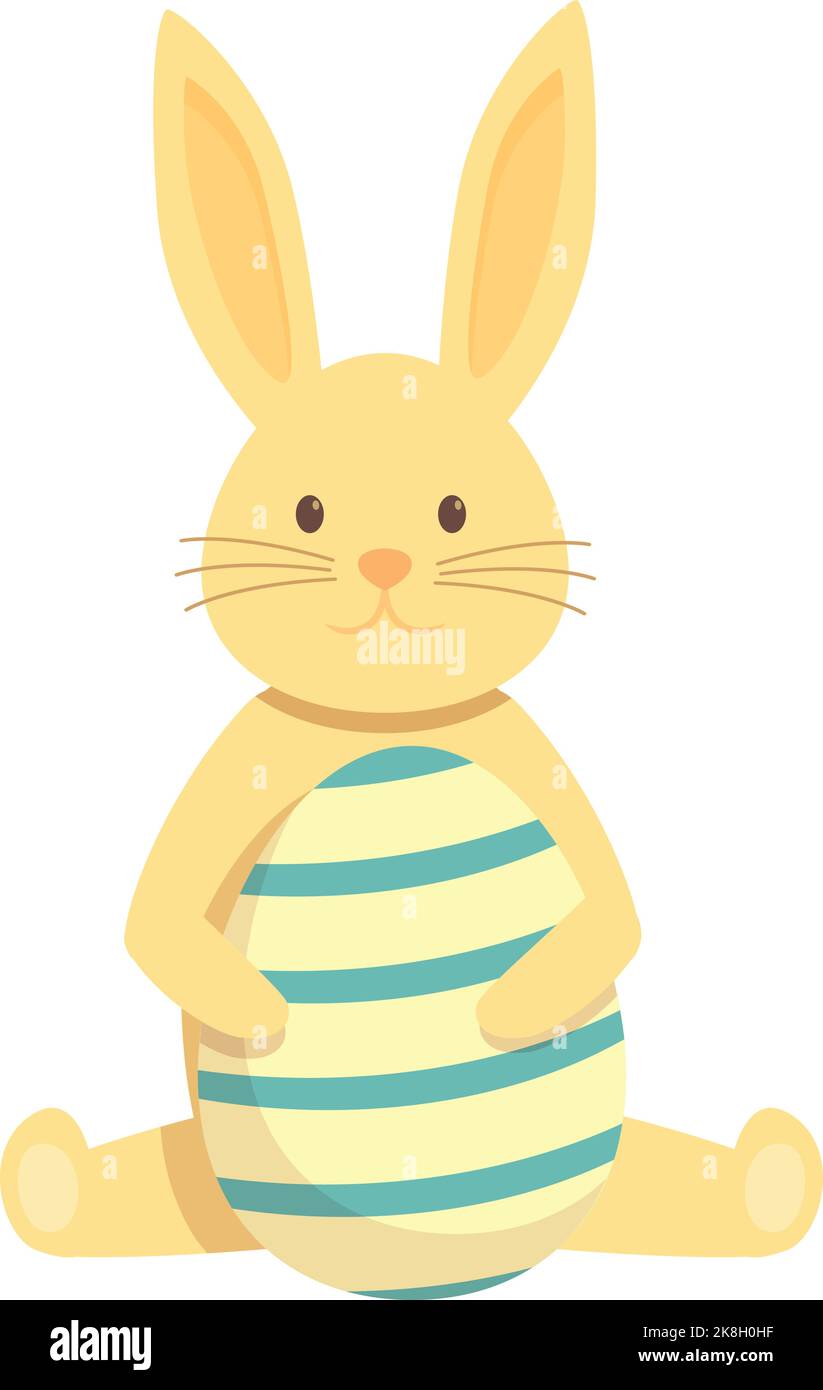 Spring easter rabbit icon cartoon vector. Cute bunny. Chocolate rabit ...