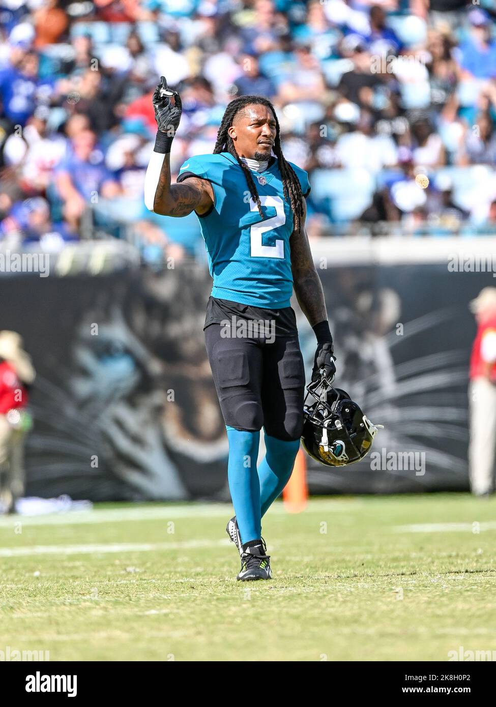 Jacksonville, FL, USA. 23rd Oct, 2022. Jacksonville Jaguars safety ...