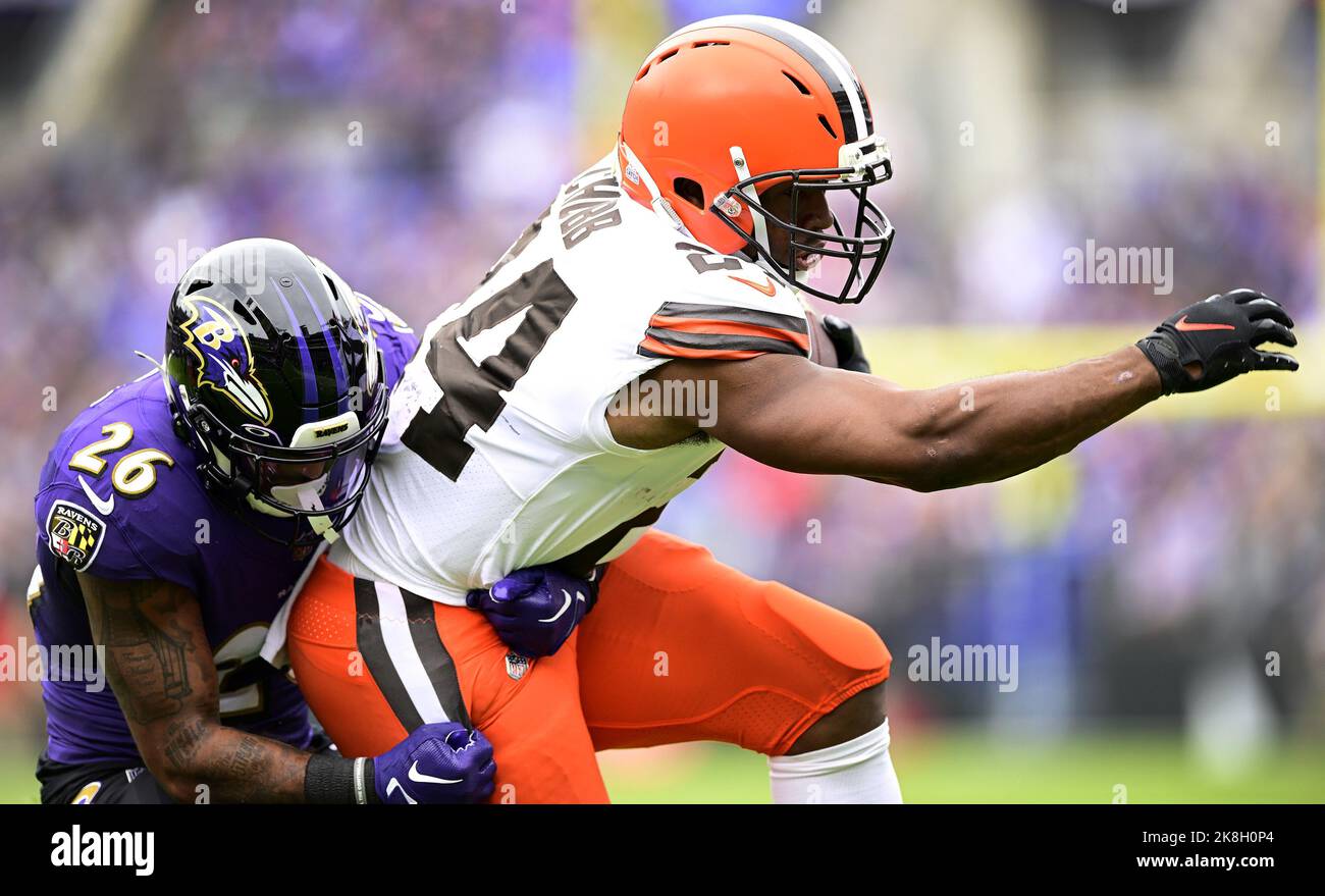 Nick chubb cleveland browns hi-res stock photography and images - Alamy