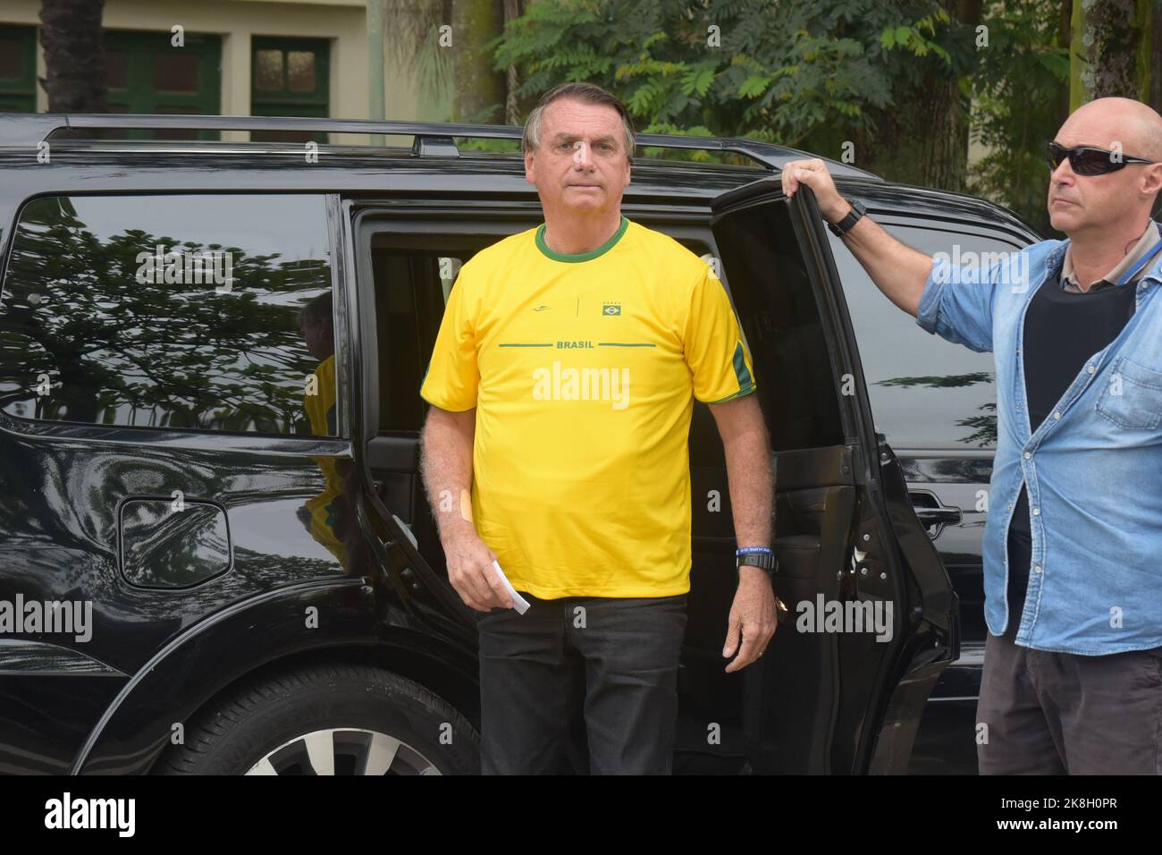 Jair Messias Bolsonaro, current president of Brazil and re-election ...