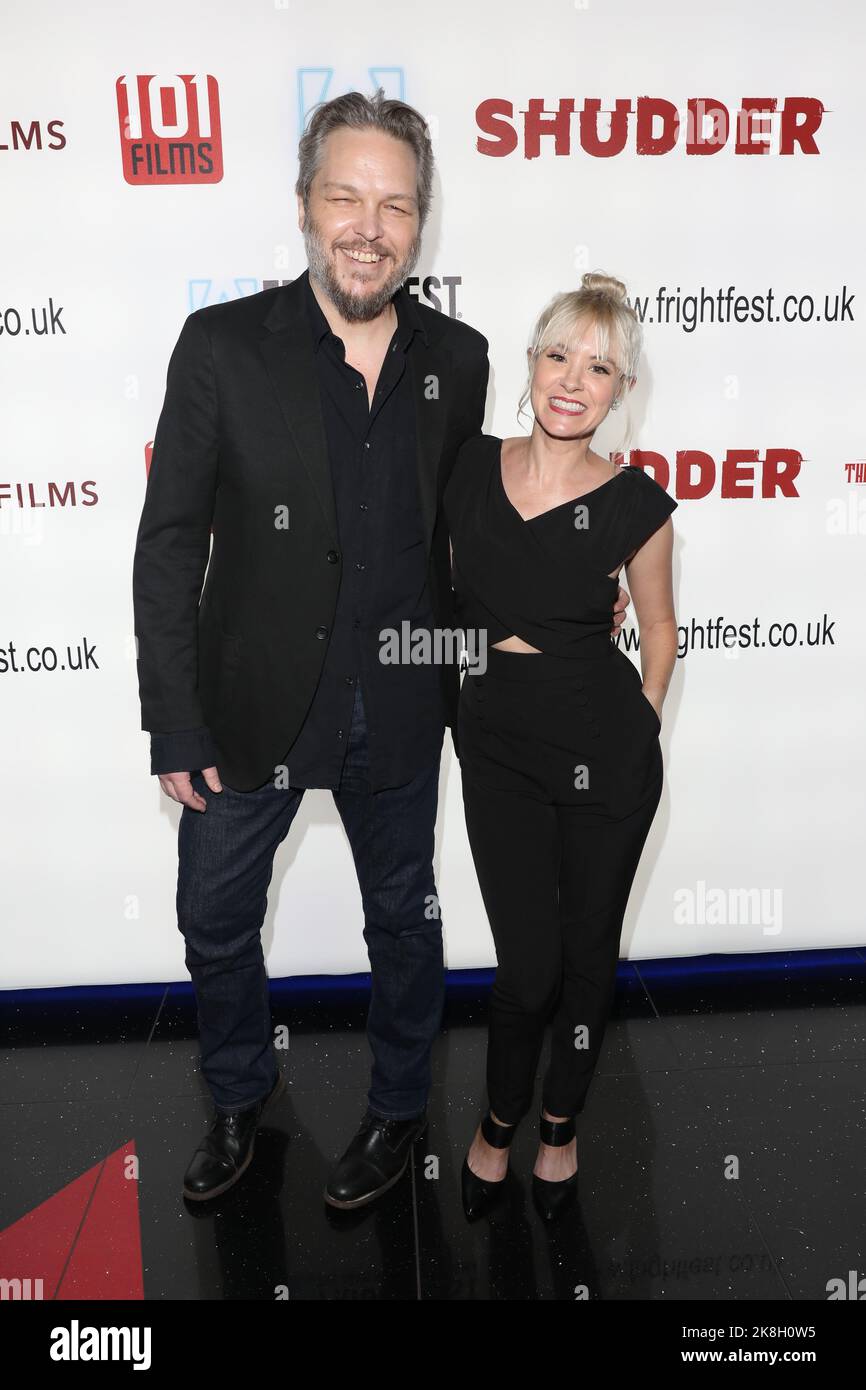 American actress Brea Grant (HEROES) and Jacob Gentry attend 'Night Sky ...