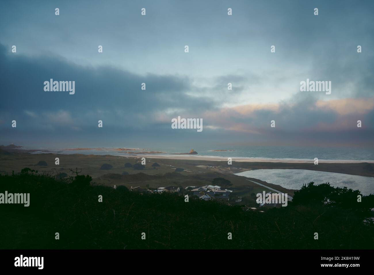 A beautiful path that leads through sand dunes in western Jersey ...