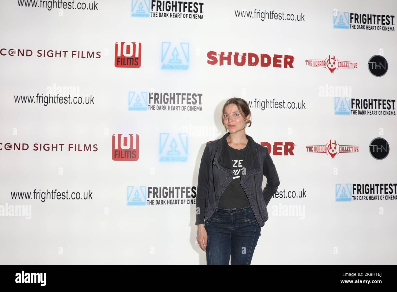 Laura Heisler (EVIL) attends 'The Harbinger' film premiere at Arrow ...