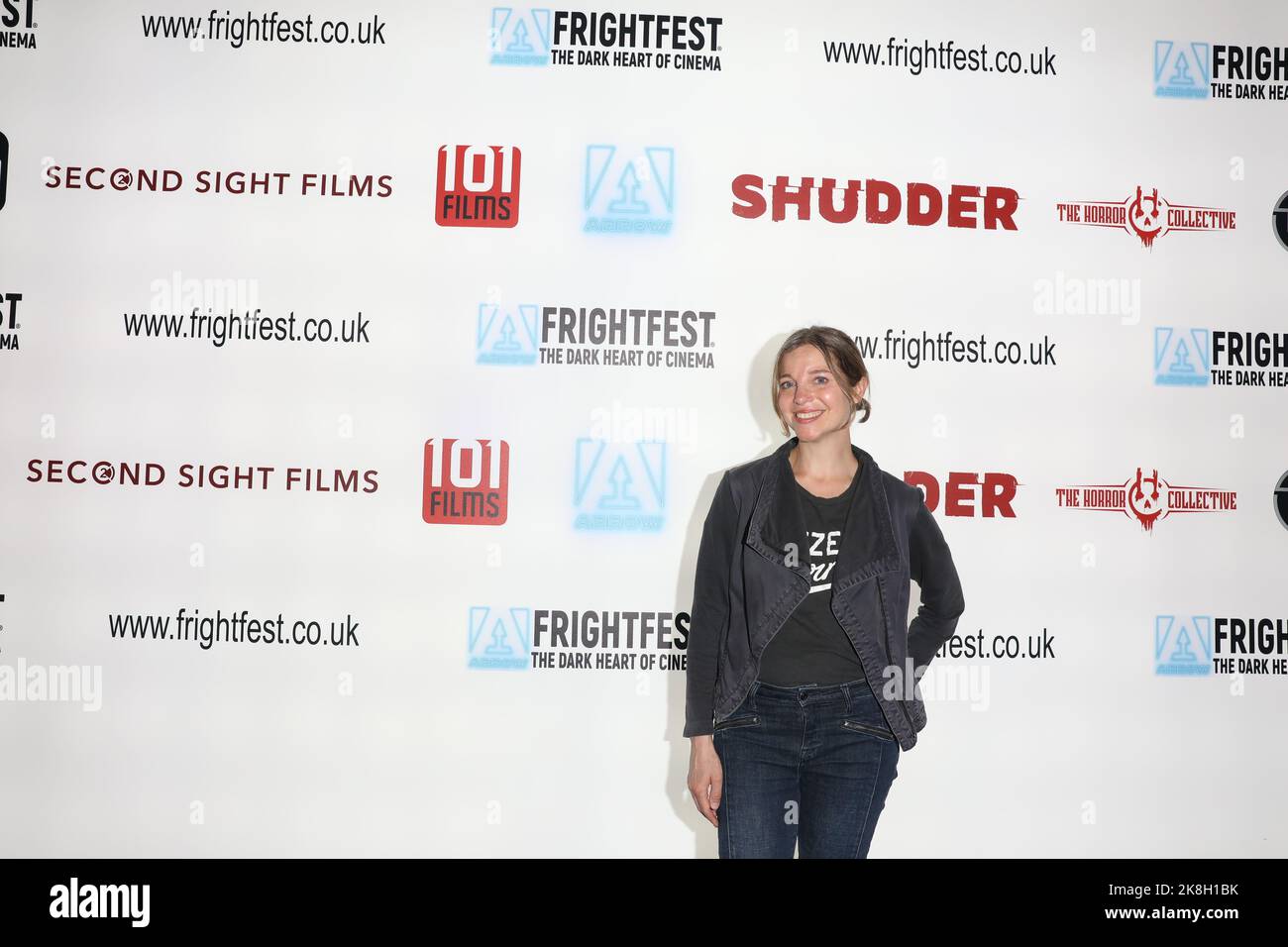 Laura Heisler (EVIL) attends 'The Harbinger' film premiere at Arrow ...