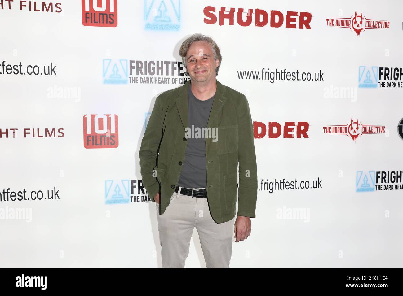 Andy Mitton attends 'The Harbinger' film premiere at Arrow FrightFest ...