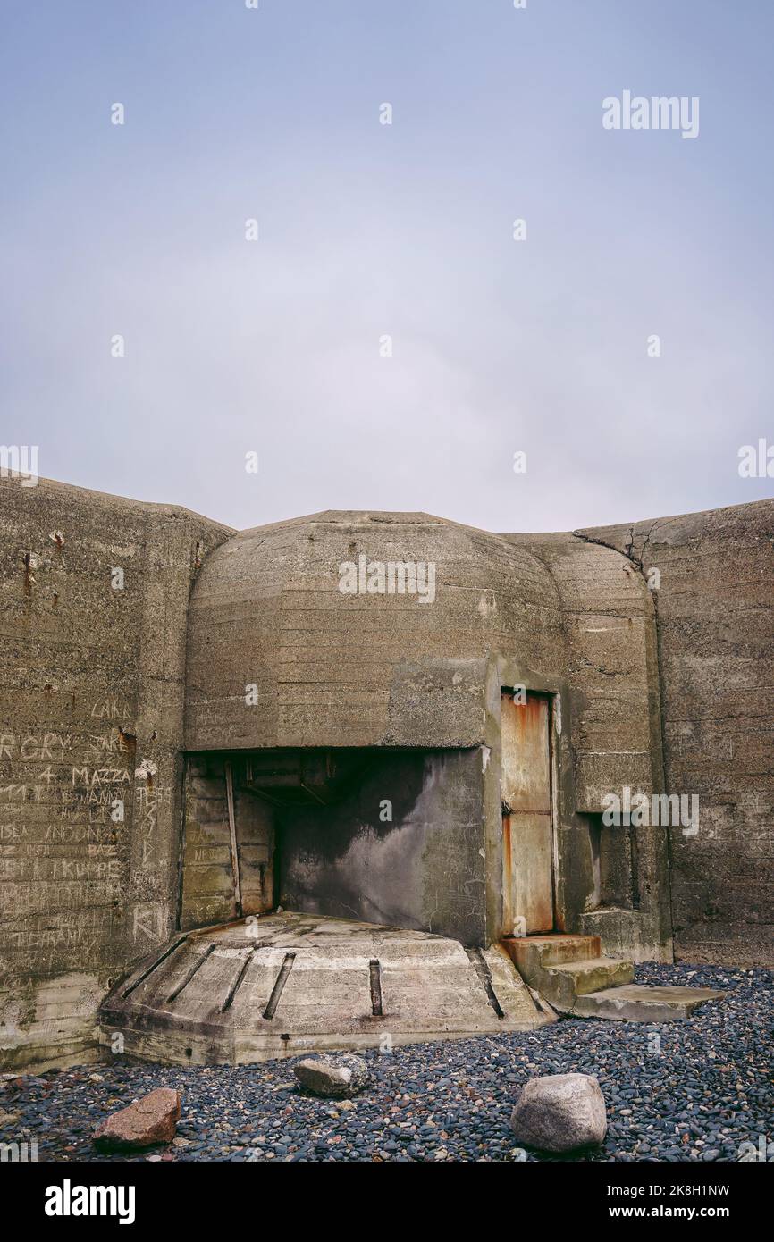 WWII German Bunker, Kempt Tower, in La Grande Cueillette, Saint Ouen ...