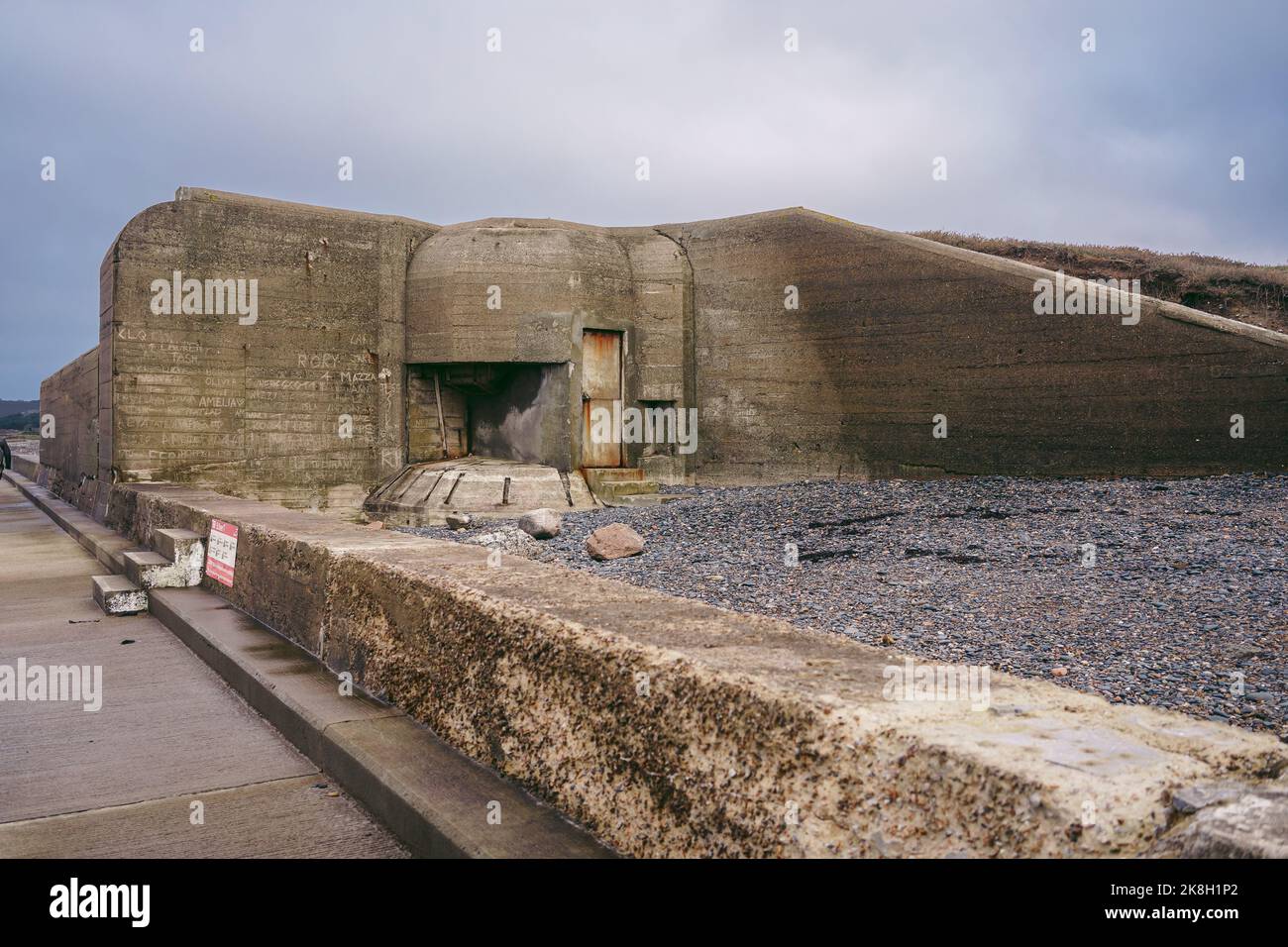 WWII German Bunker, Kempt Tower, in La Grande Cueillette, Saint Ouen ...