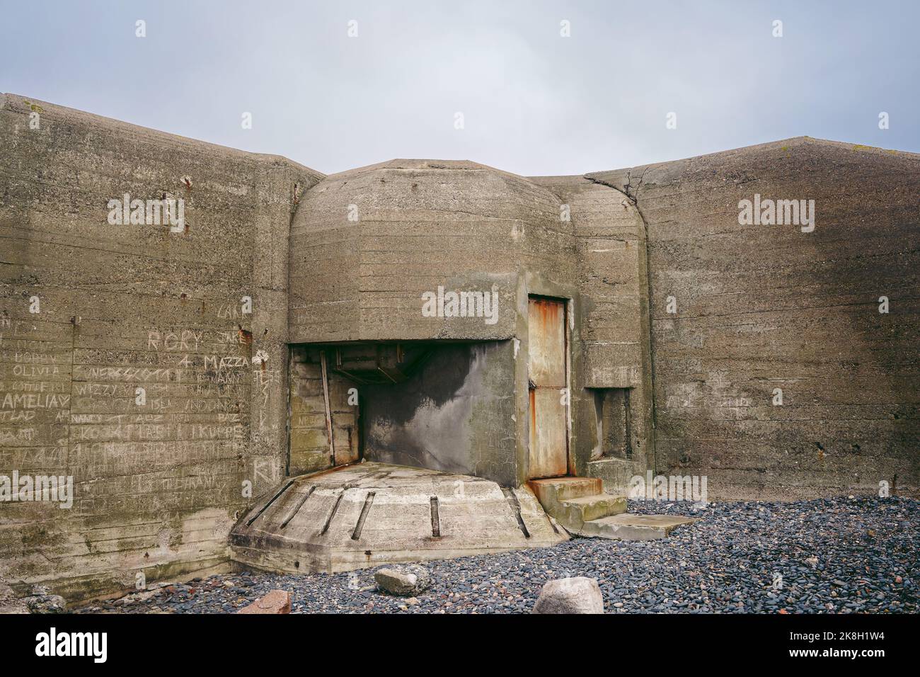 WWII German Bunker, Kempt Tower, in La Grande Cueillette, Saint Ouen ...