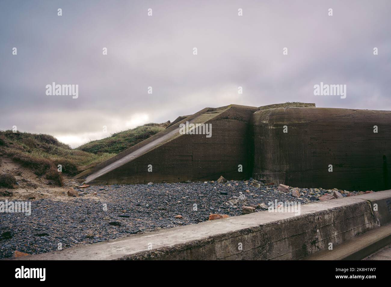 WWII German Bunker, Kempt Tower, in La Grande Cueillette, Saint Ouen ...